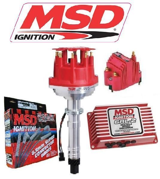 MSD Ignition MSDCHEVKIT Chev V8 Complete Pro Billet 6AL Ignition Syste ...