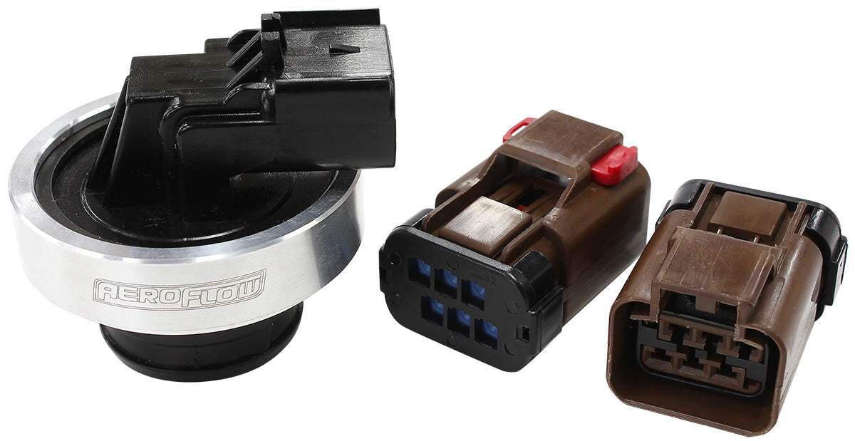 Aeroflow AF49-4049 ELECTRICAL BULKHEAD CONNECTOR WELD IN 6 PIN ALLOY ...