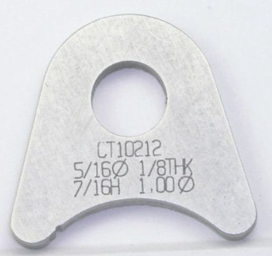 Meziere MZCT10212C Meziere Flat Weld On Chassis Tabs 1/8" Thick 5/16 ...