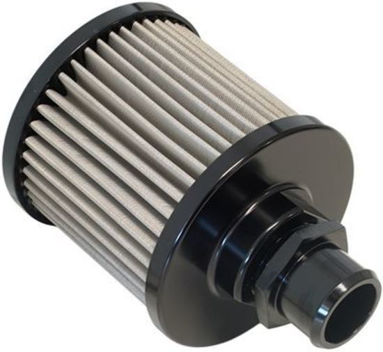 Proflow PFECCB-1BK Oil Breather Filter Billet -12AN Valve Cover Black ...