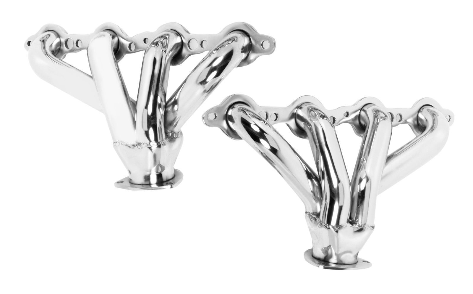 Proflow PFEEH7000S Exhaust Stainless Steel Block Huggers For Chevrolet ...