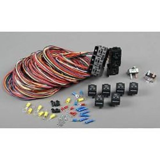 Painless Wiring PW30108 6 Bank Relay Block Kit 40 Amp With Circuit Bre ...