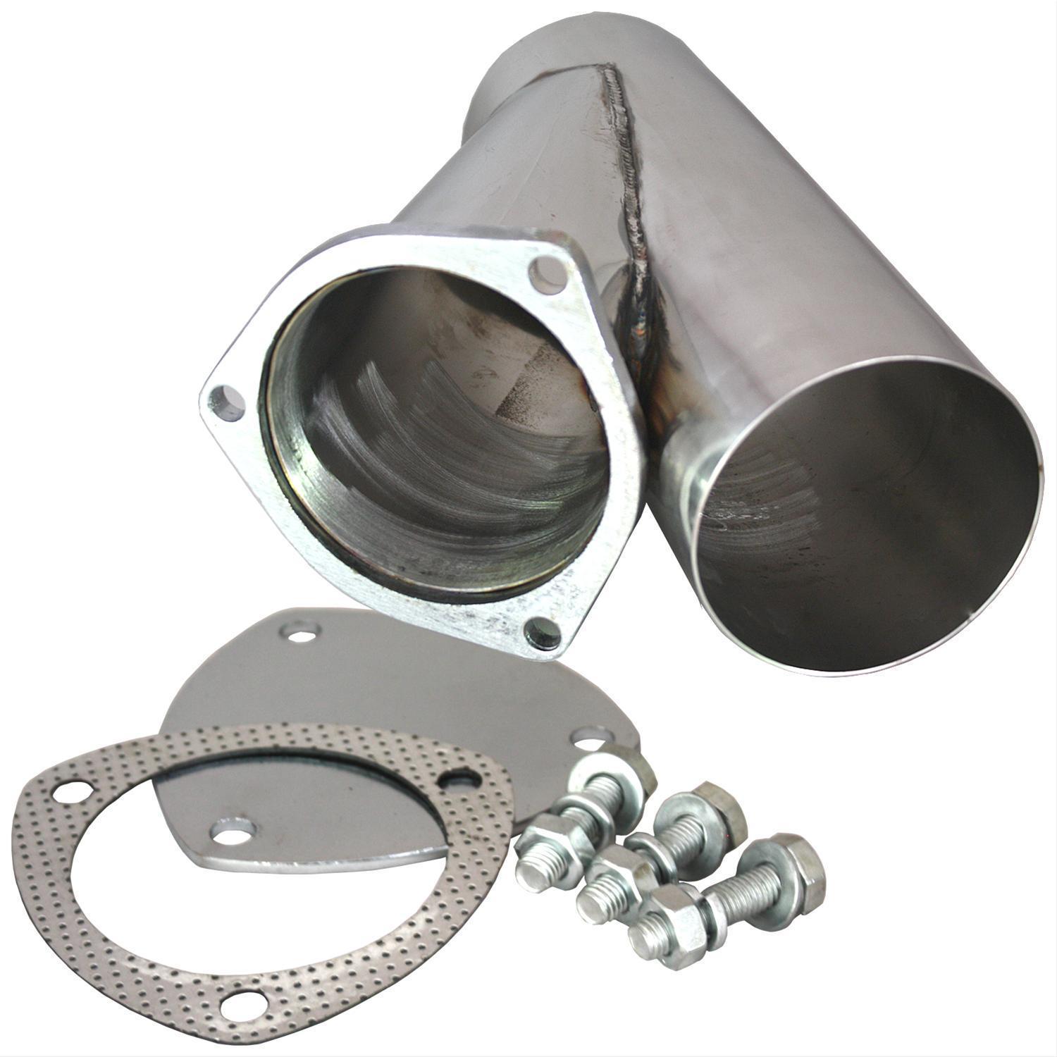 Quicktime Performance QTP10400 4" S/S Y-Branch Exhaust Cutout w/ Flang ...