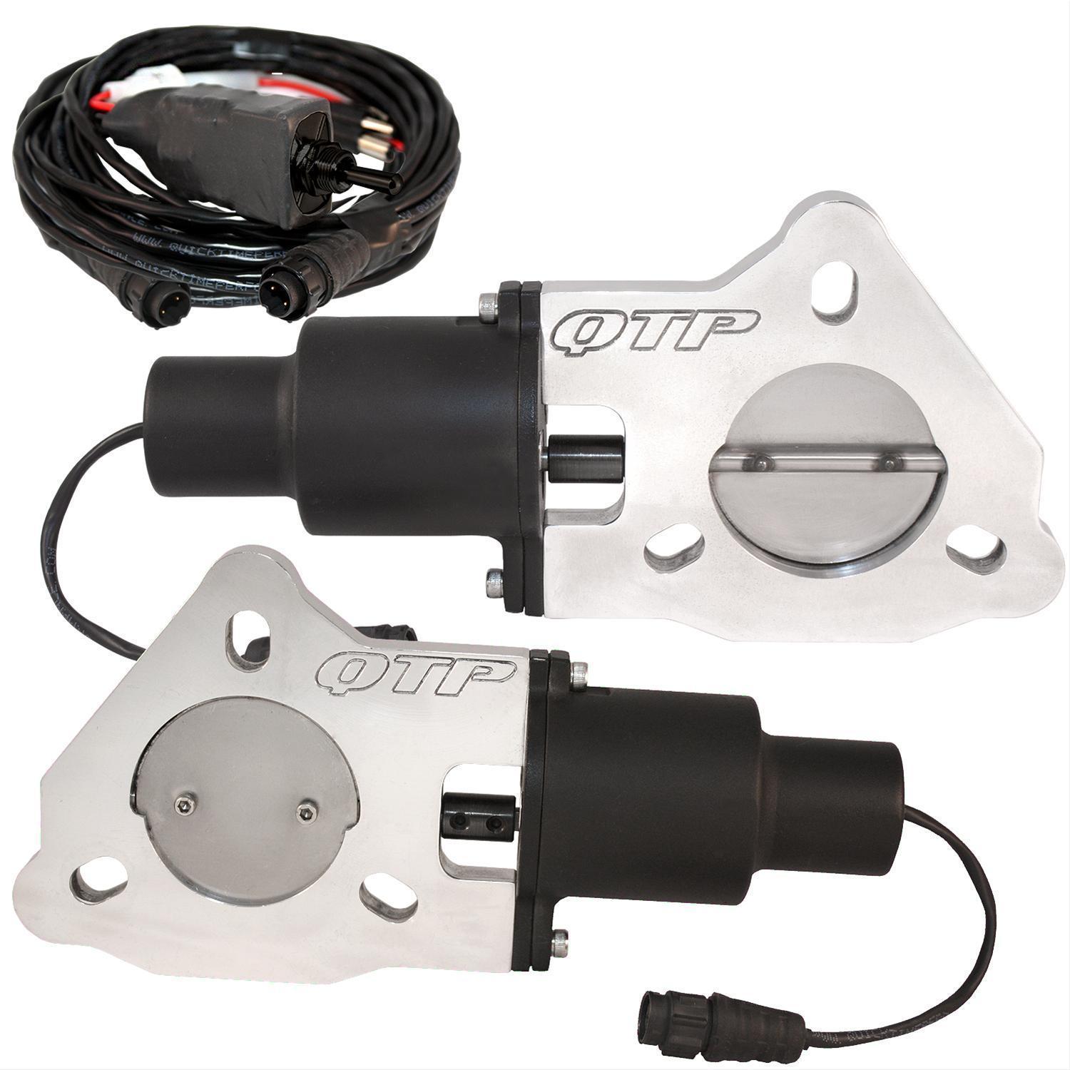 Quicktime Performance QTPEC60 3" Dual Electric Exhaust Cut Out Kit ...