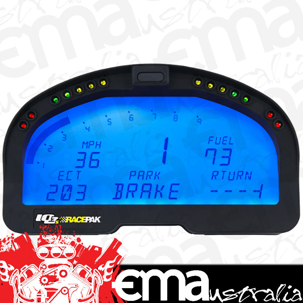 Racepak R250-DS-IQ3SL Iq3 Street Logger Dash Blue Backlight Display Up ...