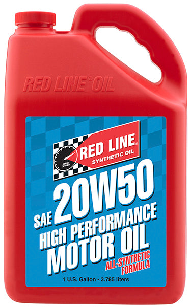 Redline RED12505 20W50 Motor Oil 1 Gallon Bottle 3.785 Litres – Engine ...
