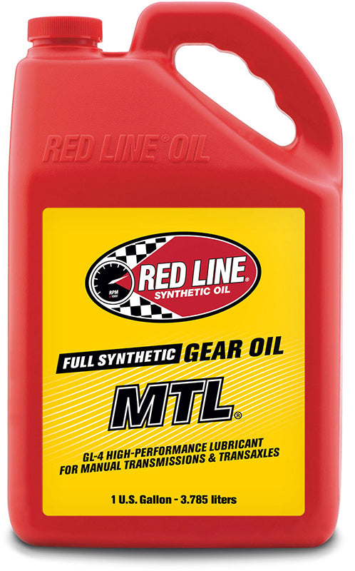 Redline RED50205 Mtl 75W80 Gl-4 Gear Oil 1 Gallon Bottle 3.785 Litres ...