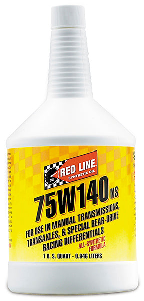 Redline RED57104 75w/140 Ns Gl-5 Gear Oil 1 Quart Bottle 946Ml – Engine ...