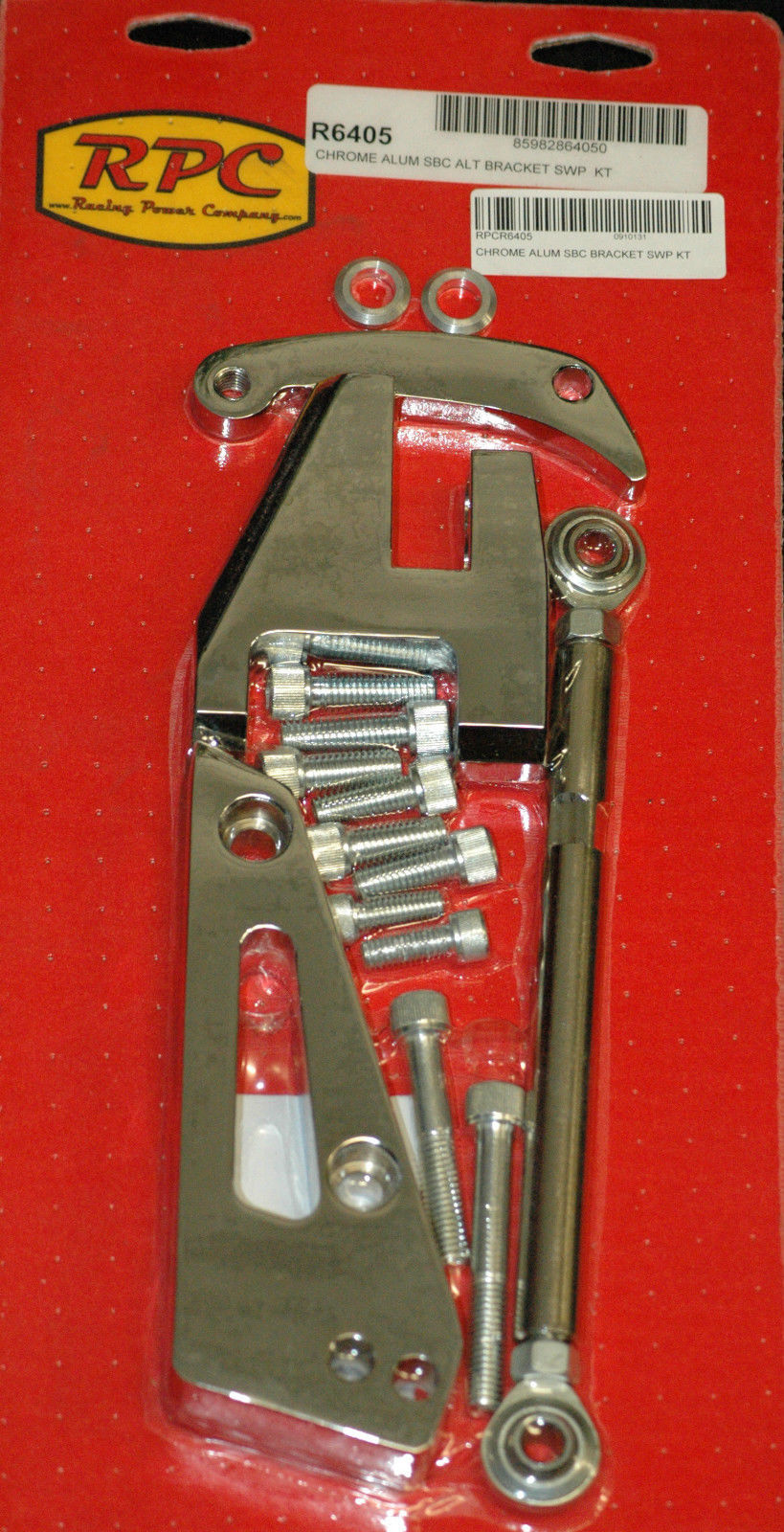 RPC RPCR6405 Polished Aluminium Alternator Bracket Chev SB Short Water ...