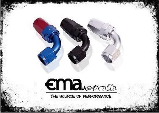 Aeroflow AF103-04BLK -4AN Taper Series 90 Degree Hose End Black ...