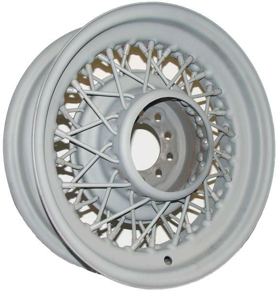 Wheel Vintiques WV72-561203 Bare Street Rod Wire Rim 15 X 6" – Engine ...