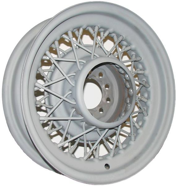 Wheel Vintiques WV72-571204 Bare Street Rod Wire Rim 15 X 7" 4-1/2 & 4 ...