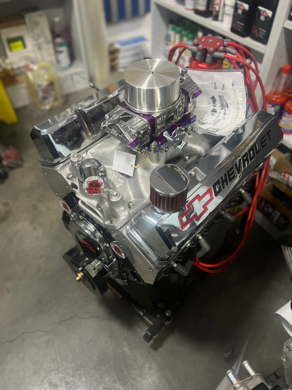 Engine Master Chevy 400 Small Block Engine 490 HP w/ Dart Block