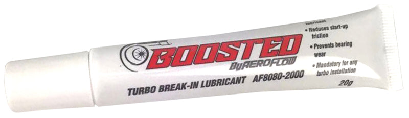 Aeroflow AF8080-2000 TURBO BREAK IN LUBRICANT 20ml SQUEEZE TUBE PRE LU ...