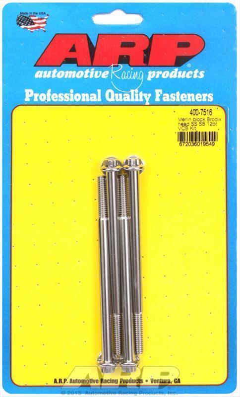 ARP 400-7516 Merlin Block Brodix Head SB 12PT Valve Cover Bolt Kit ...