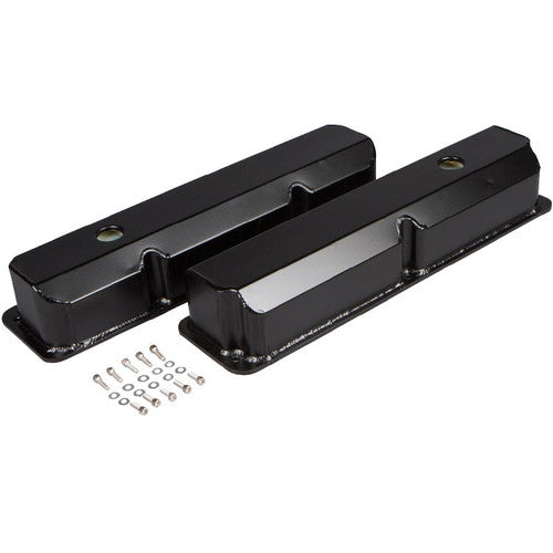 CVF B-FE-VC-FAB Stealth Black Ford FE Engine Fabricated Valve Covers 3 ...