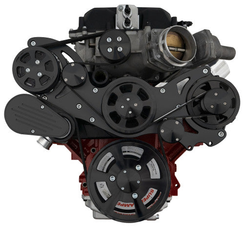 CVF Racing B-LSA-WRAPTOR-AC-ATI GM LSA Serpentine Kit Black – Engine Master