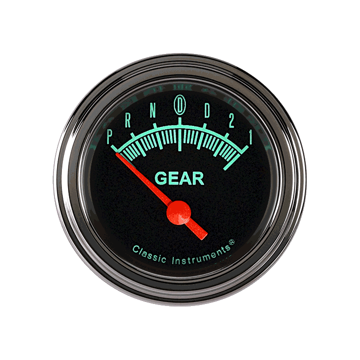 Classic Instruments GS06SLF G-Stock - Gear Indicator Gauge w/ Overdriv ...