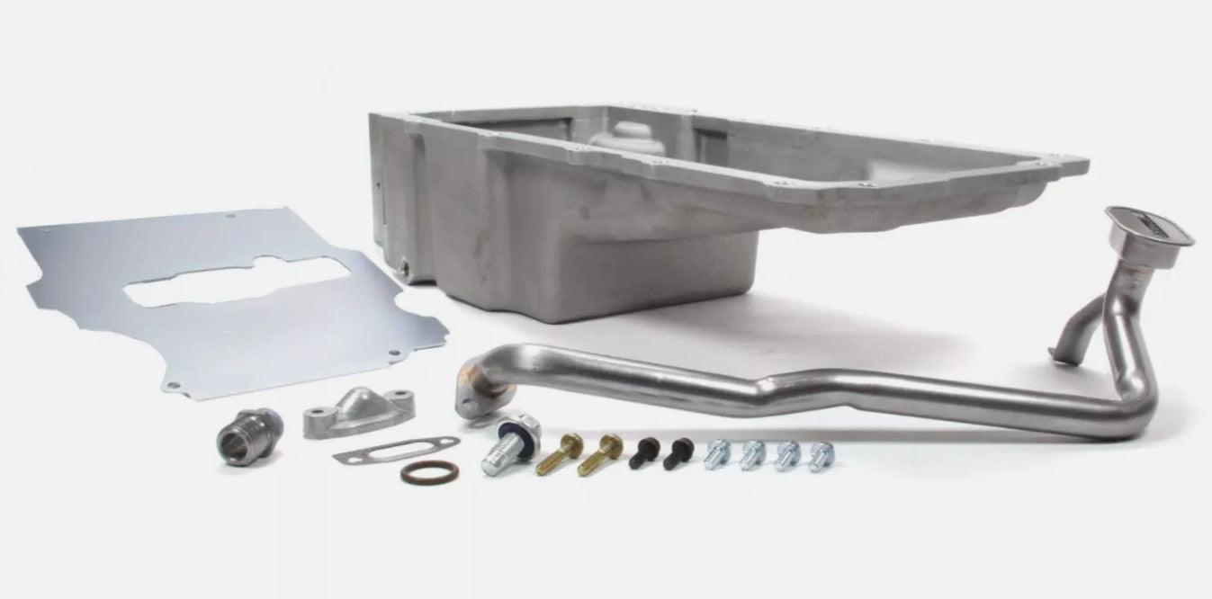 HOLDEN HQ LS1 ENGINE SWAP ALUMINIUM REAR DROP OIL PAN SUMP (EMA302-2 ...