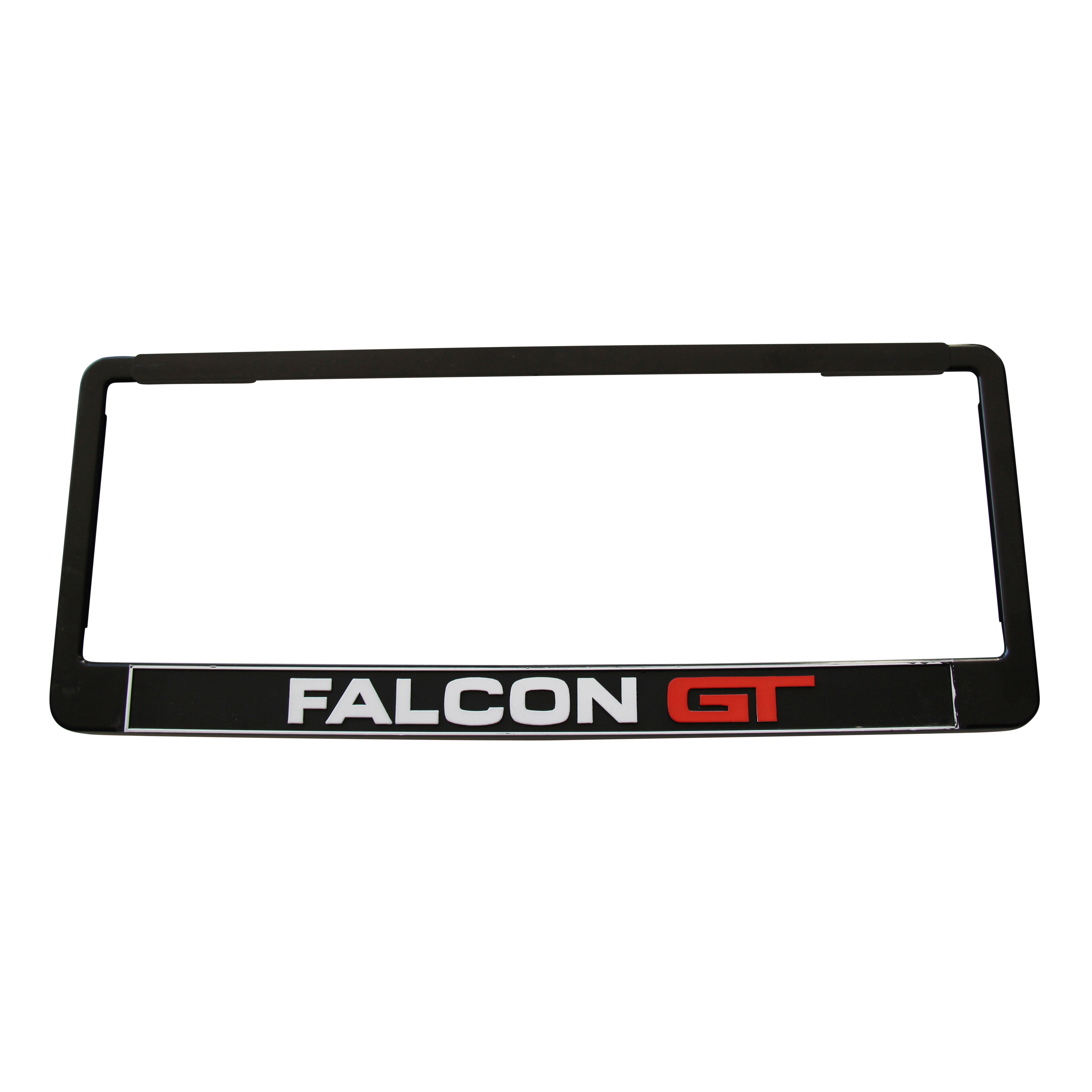 SINGLE Falcon GT Polymer Number Plate Frame. Suits a 6 Digit Number Pl ...