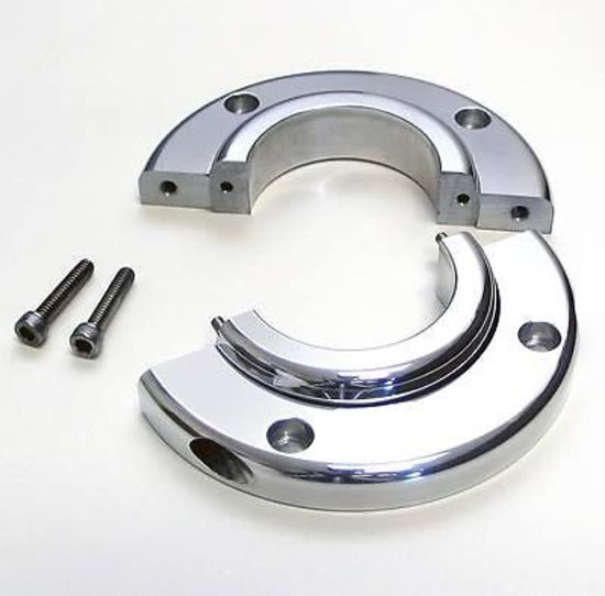 Borgeson BOR909008 Polished Alloy 2" Steering Column Split Swivel Floo ...