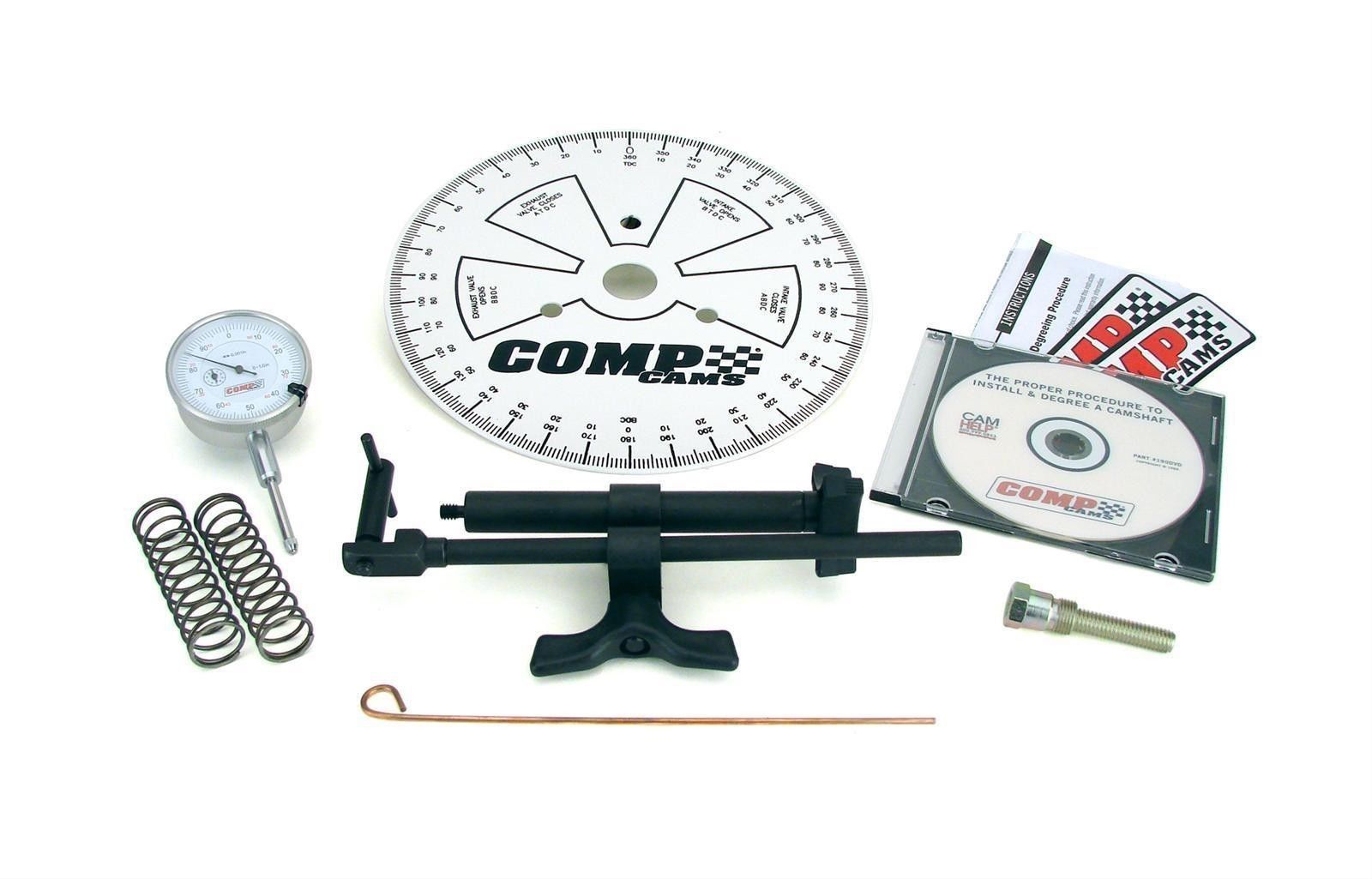 Comp Cams CO4796 Universal Camshaft Degree Kit (Cylinder Heads On Engi ...