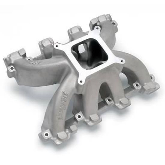 Edelbrock ED28097 Edelbrock Super Victor Carbureted Intake Manifold Ch ...