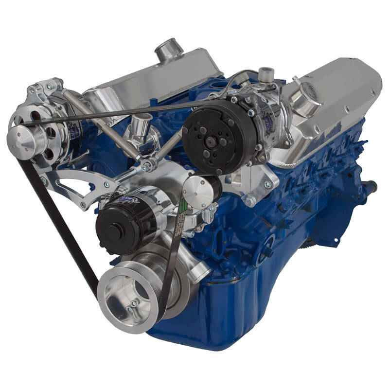 CVF 302-SERPENTINE-ACO-EWP Ford 289-302-351W Serpentine Conversion Kit ...