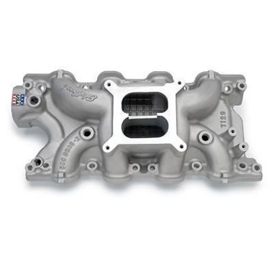 Edelbrock ED7129 Ford Windsor 260-302 E-Boss Intake Manifold for Cleve ...
