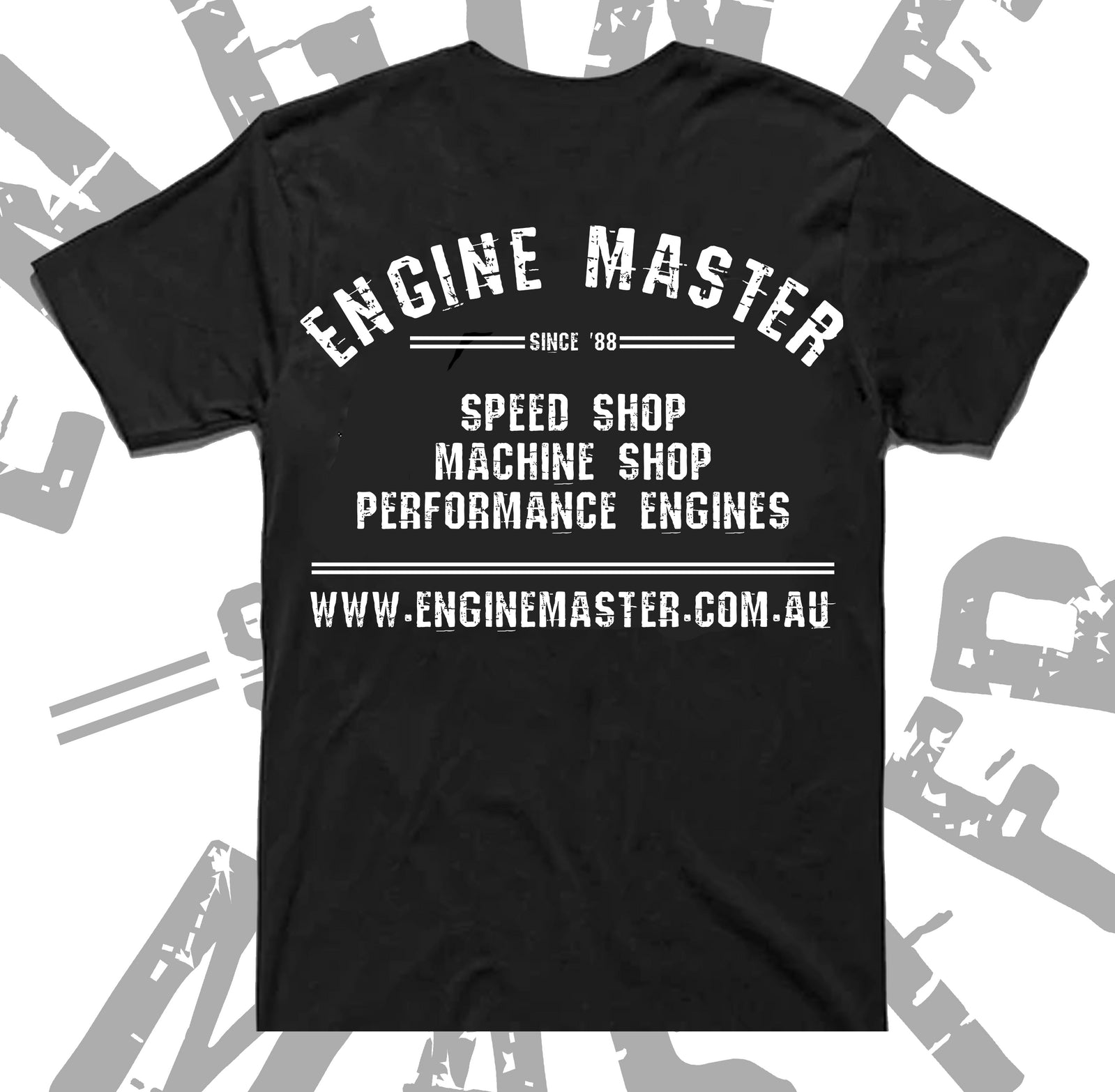 Engine Master Retro Speed Shop T-Shirt