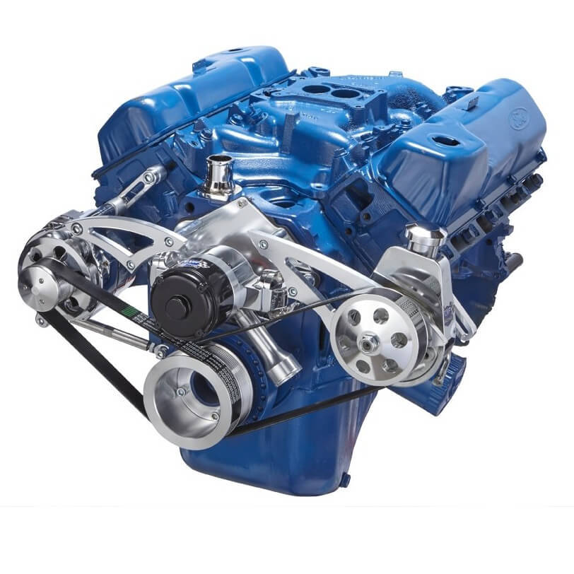 CVF 351C-SERPENTINE-PS-EWP Ford 351C Serpentine System - Power Steerin ...