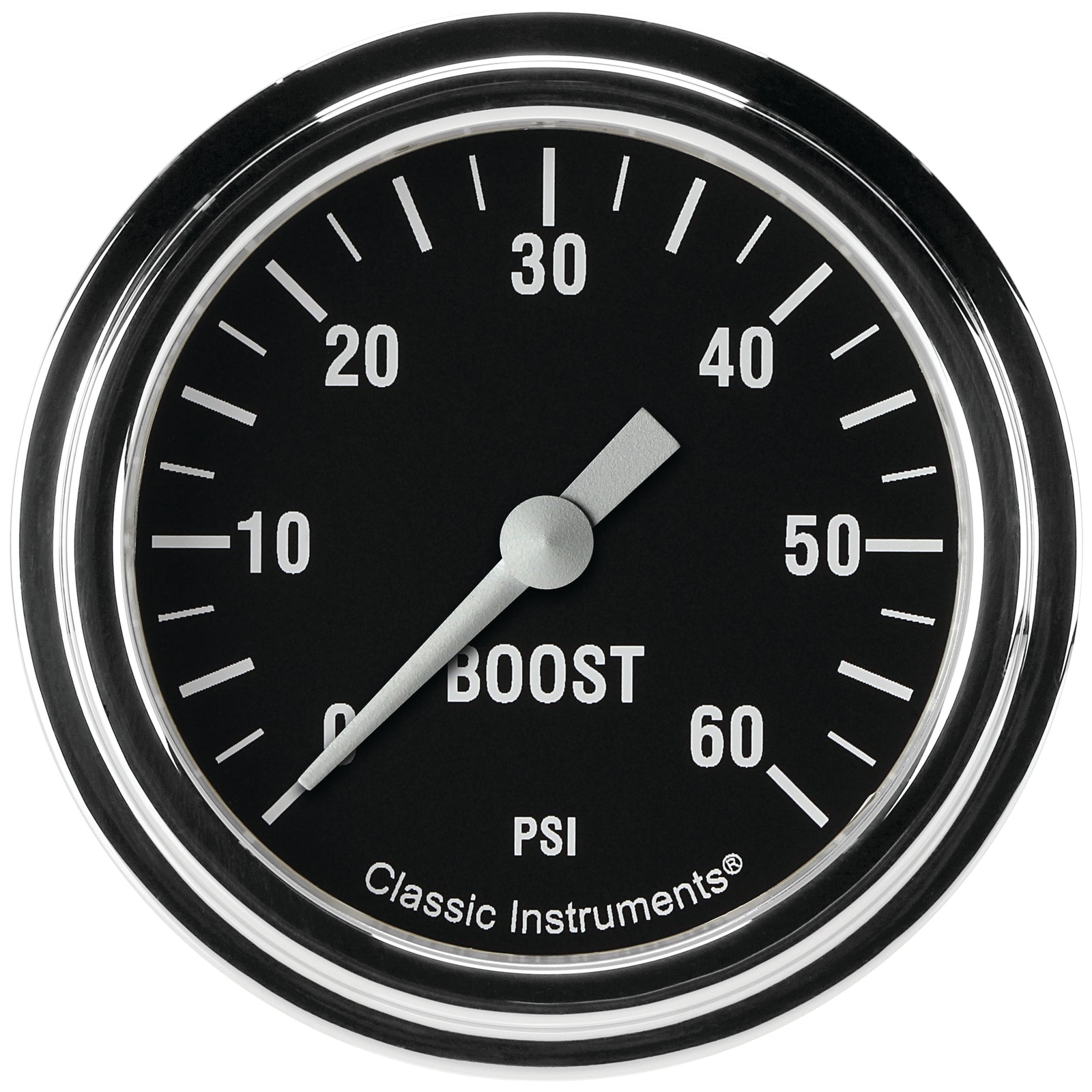 Classic Instruments HR343SLF Hot Rod 2 5/8" Boost Gauge, 60 psi ...