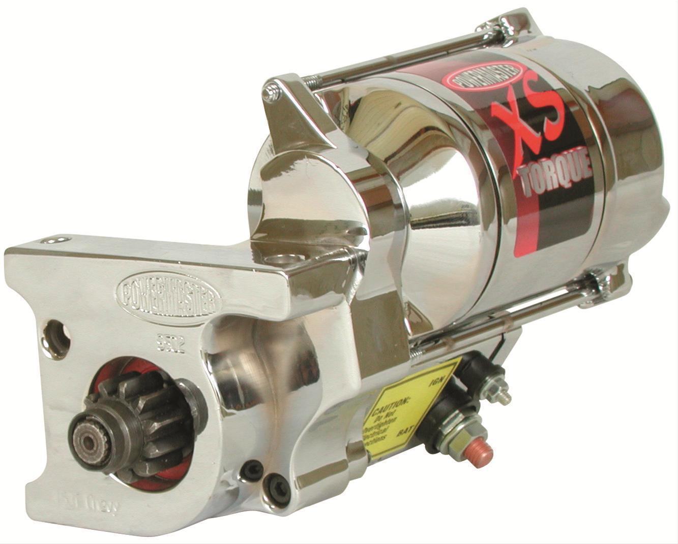 Powermaster PM19502 xs Torque Chrome 1.4Kw Mini Starter Motor suit Che ...