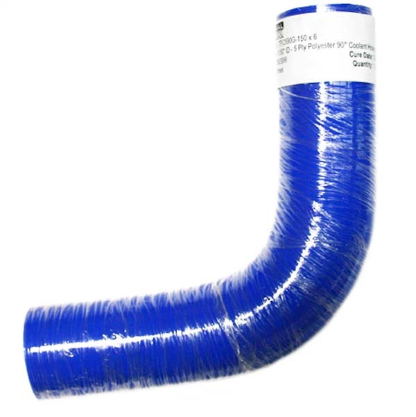Thermal Flex TFC590GN-150x6 90¡ Bend Silicone Hose - Blue 1.50" I.D 6 ...
