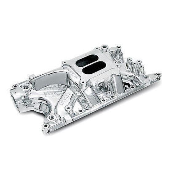 Weiand WM8023C Stealth Intake Manifold Everbright Suit Ford Windsor 35 ...