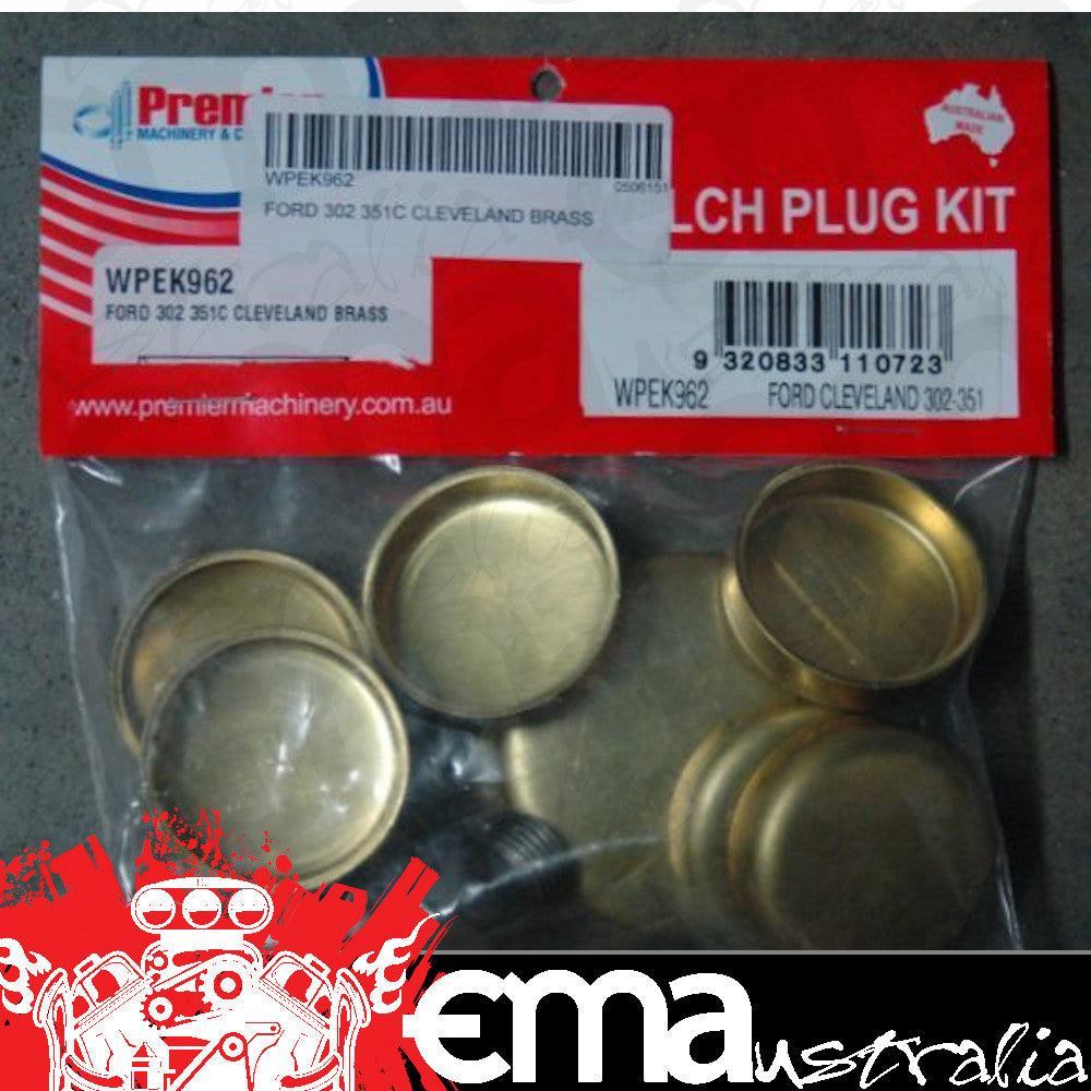 Endurotec WPEK962 Premier Brass Welsh Plug Kit Suit Ford Cleveland 302 ...